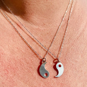 Half Yin Yang Necklace - Etsy