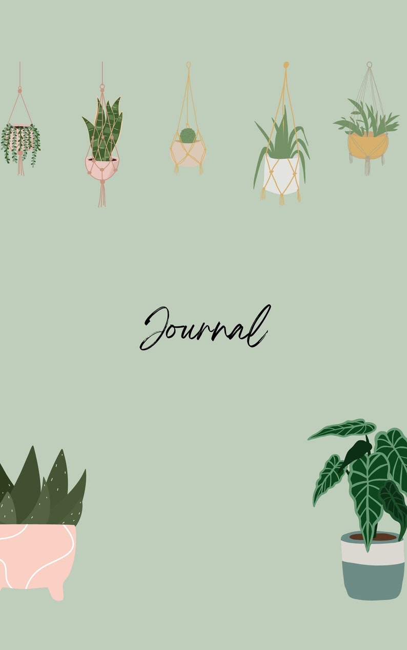 PRINTABLE Plant Journal - Etsy