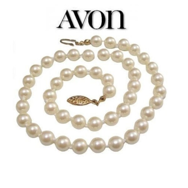Avon Pearl Necklace - Etsy