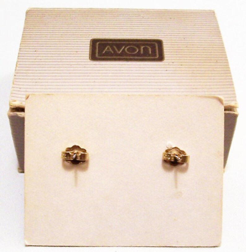 Avon Glitter Swirl Tubes Pierced Stud Earrings Gold Silver - Etsy