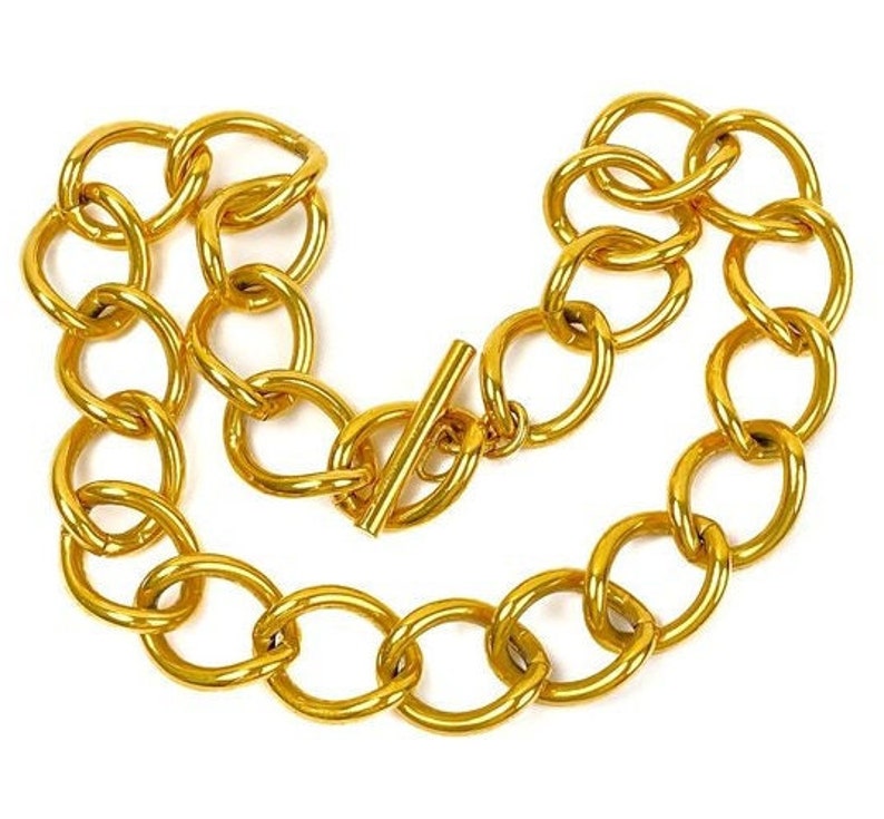 Monet Toggle Bar Necklace Choker Gold or Silver Plated Vintage Extra ...