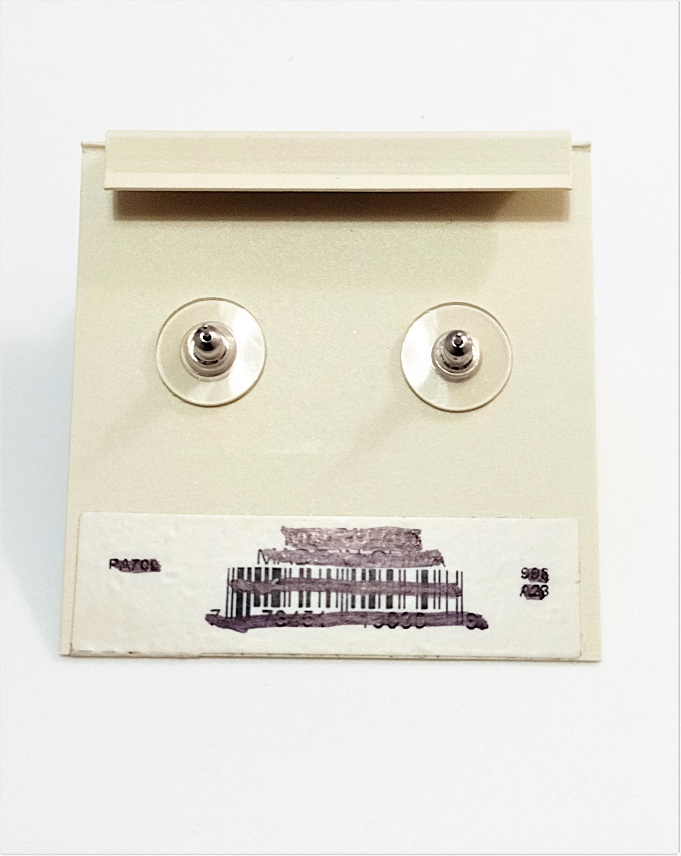 Monet Chain Link Crossed Bands Pierced Stud Earrings Gold Tone - Etsy