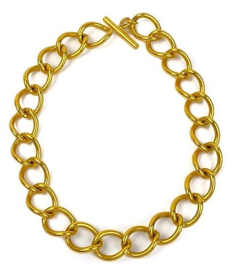 Monet Toggle Bar Necklace Choker Gold or Silver Plated Vintage Extra ...