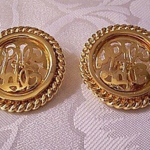 Premier Designs Filigree Script Discs Clip on Earrings Gold | Etsy