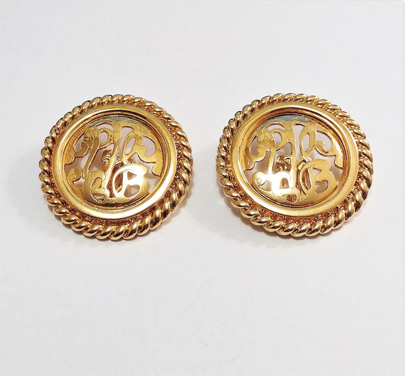 Premier Designs Filigree Script Discs Clip on Earrings Gold - Etsy