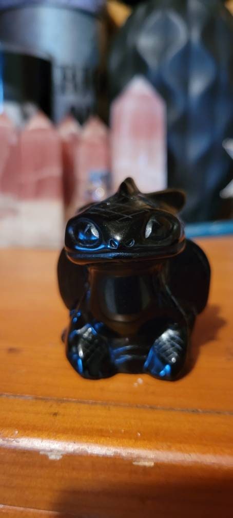 Crystal Toothless Carving - Etsy