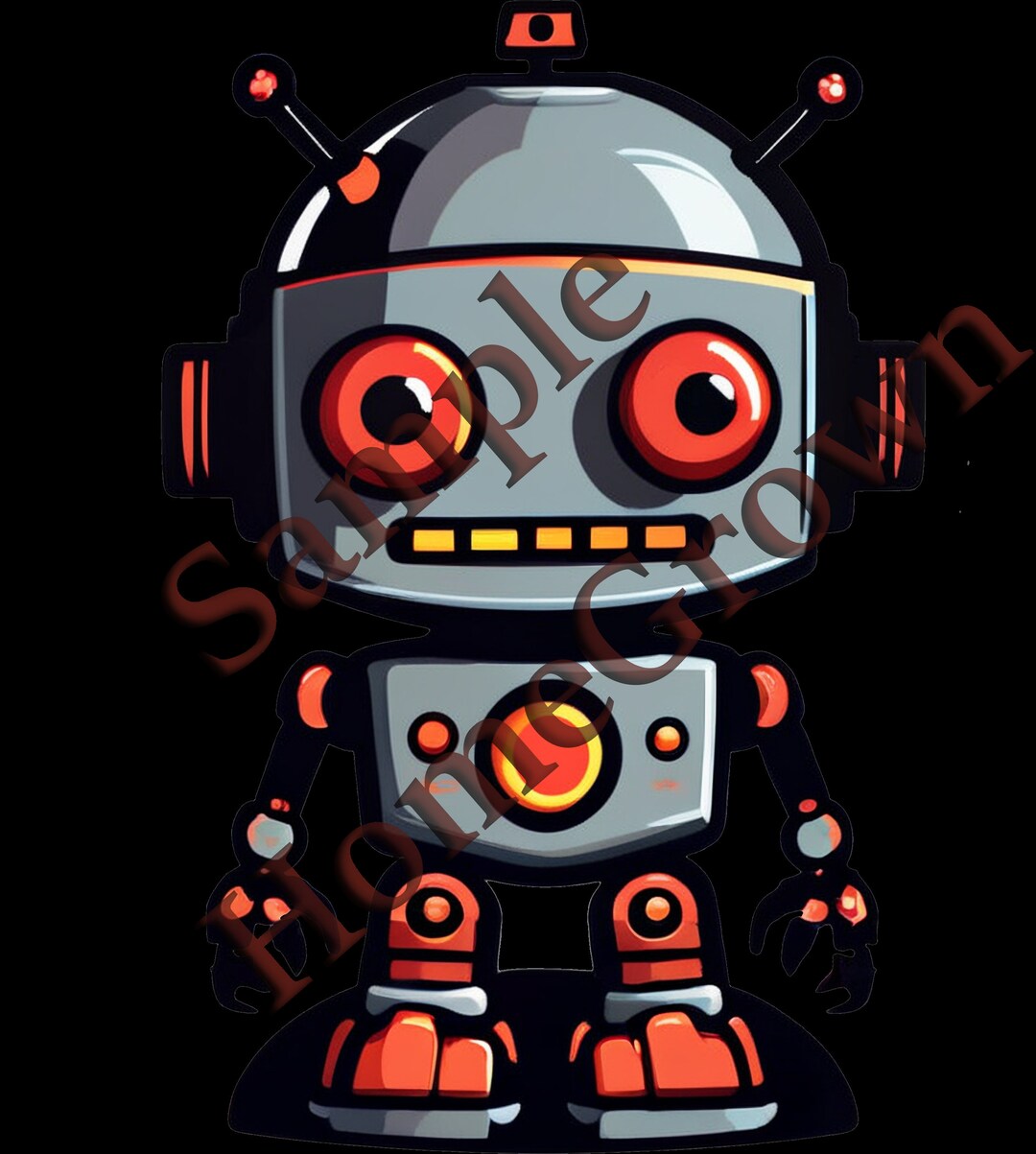 Custom Robot Design PNG Image Digital Download DIY Image File/clip Art ...