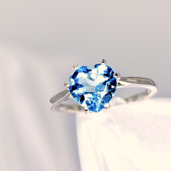 Sky Blue Ring - Etsy