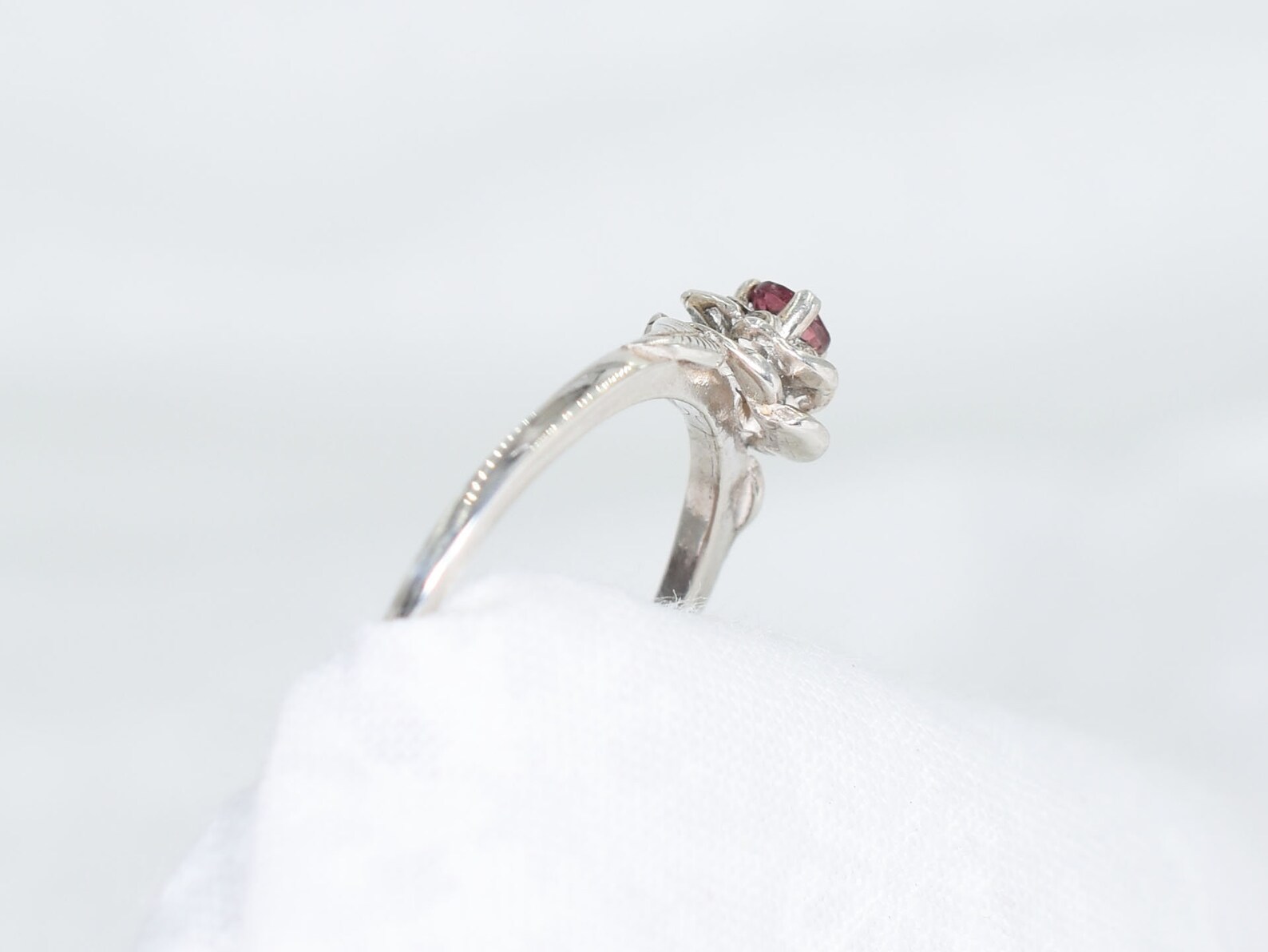 Pink Tourmaline Rose Ring Genuine Gemstone 3mm Tourmaline - Etsy