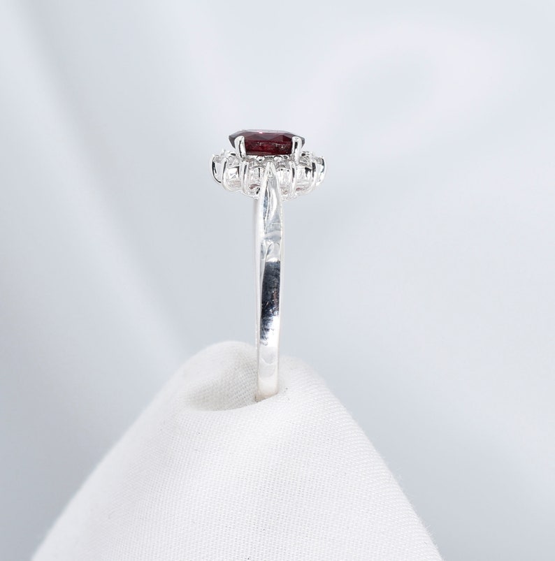 Red Spinel Ring Genuine Natural Untreated 7x5mm Oval - Etsy