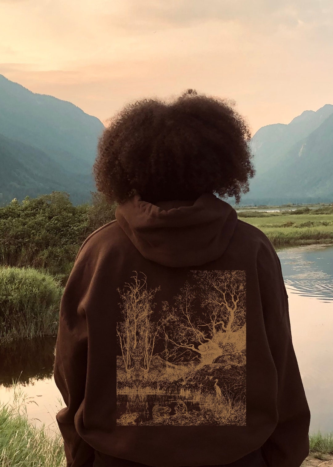 Forestcore Nature Hoodie Grunge Fairycore Moon Phase Hoodie - Etsy