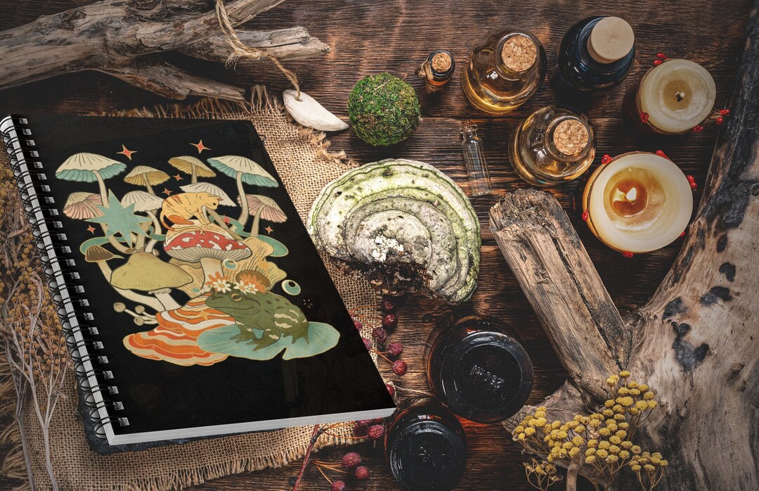 Goblincore Aesthetic Frog Notebook Cottagecore Journal - Etsy