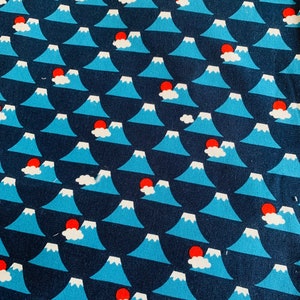 Japanese Vintage Fuji Mountain Canvas Totebag Compartment - Etsy