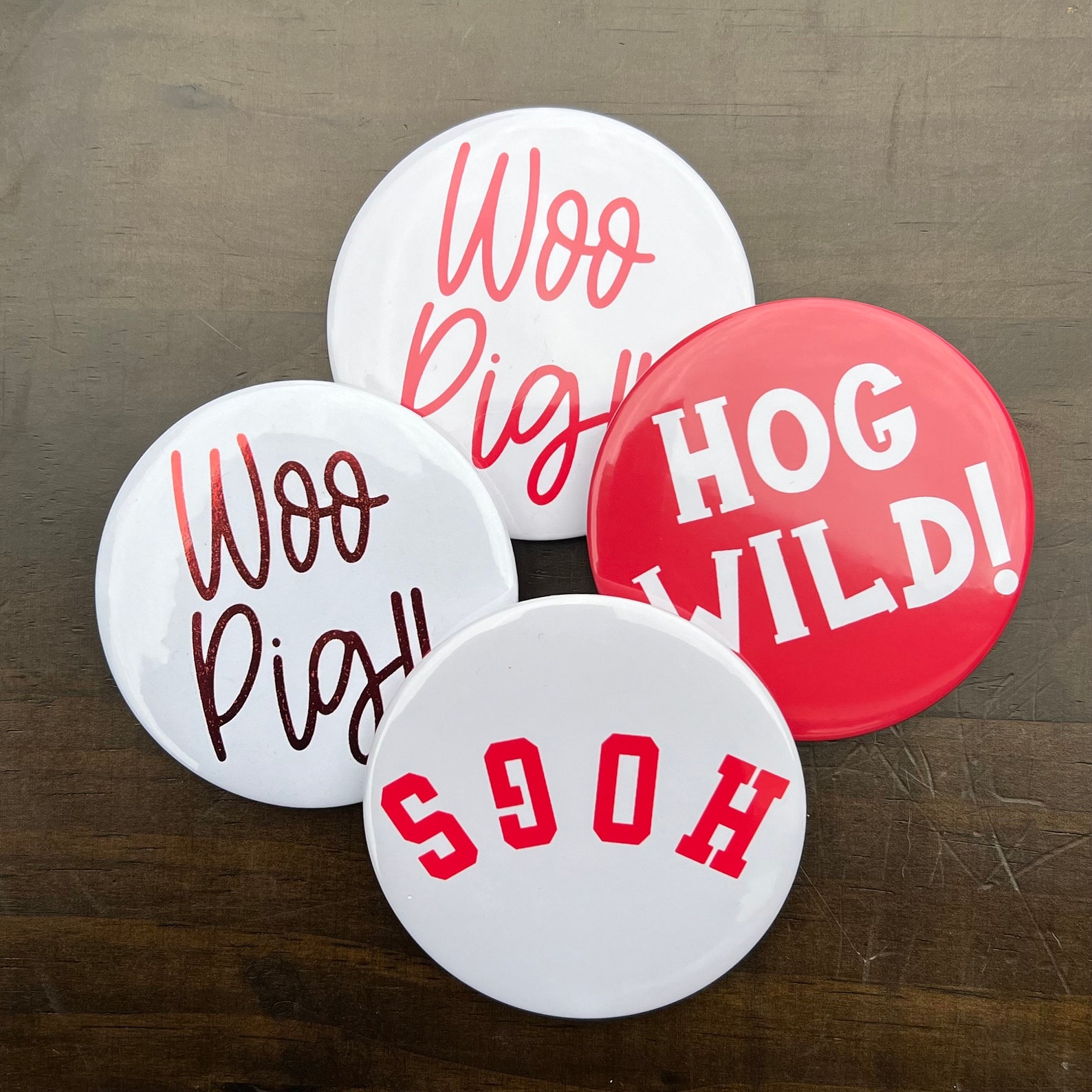 Sports Football Buttons Arkansas - Etsy
