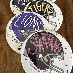 Custom Spirit Buttons | Senior Sports | Mascot | Custom - Etsy