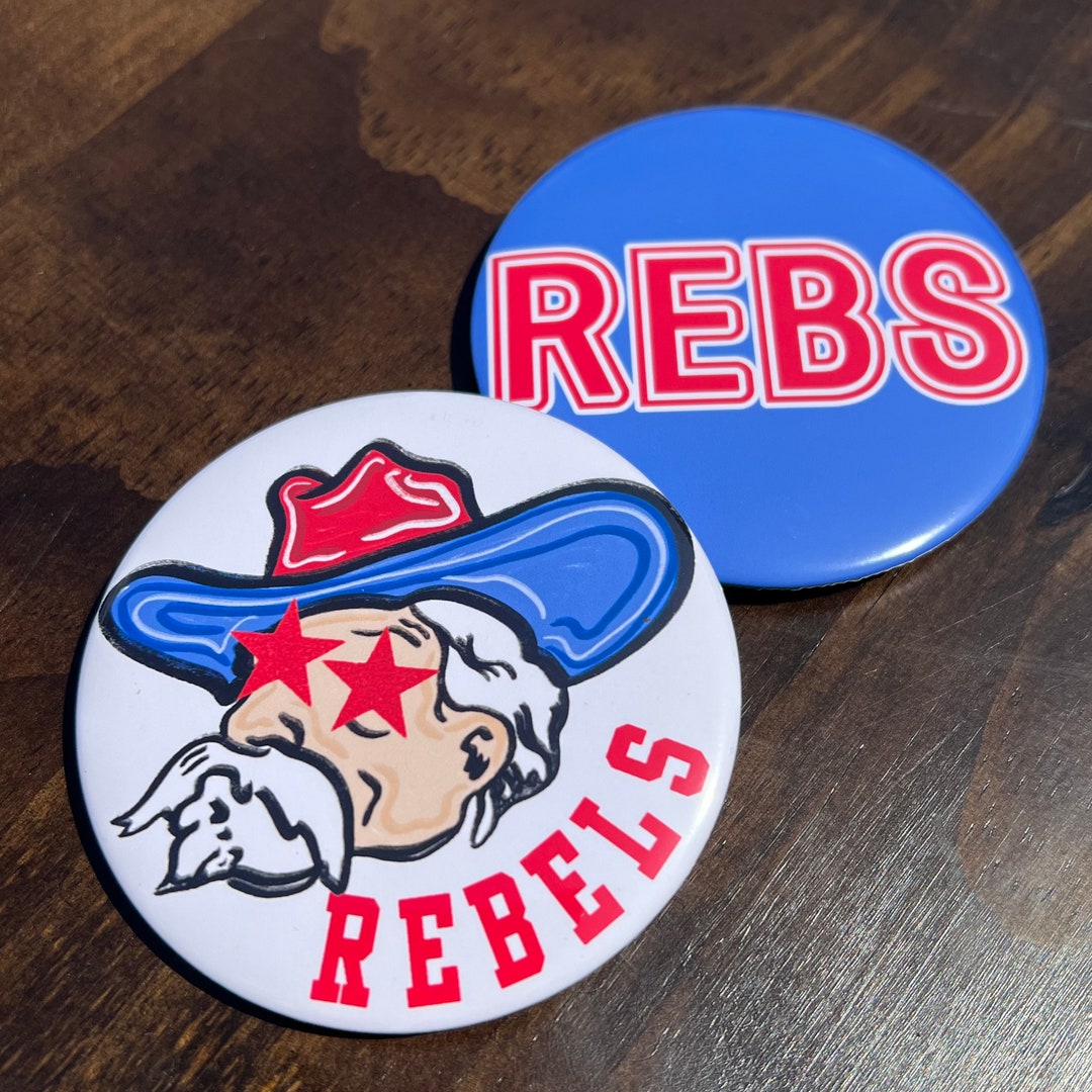 Spirit Buttons | Rebs | Rebels | Football Mom - Etsy