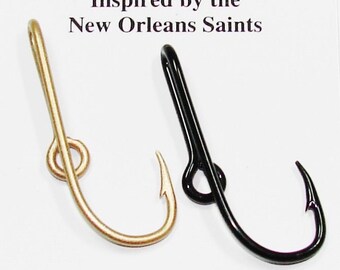 Cincinnati Bengals Inspired Colored Fish Hook Hat Clips / Pins - Etsy