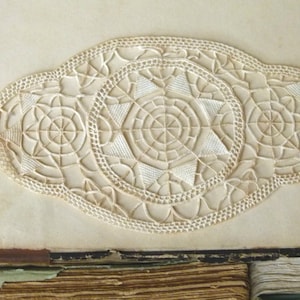 Beautiful Late 19th Century Antique Handmade Reticella Lace Insertion ...