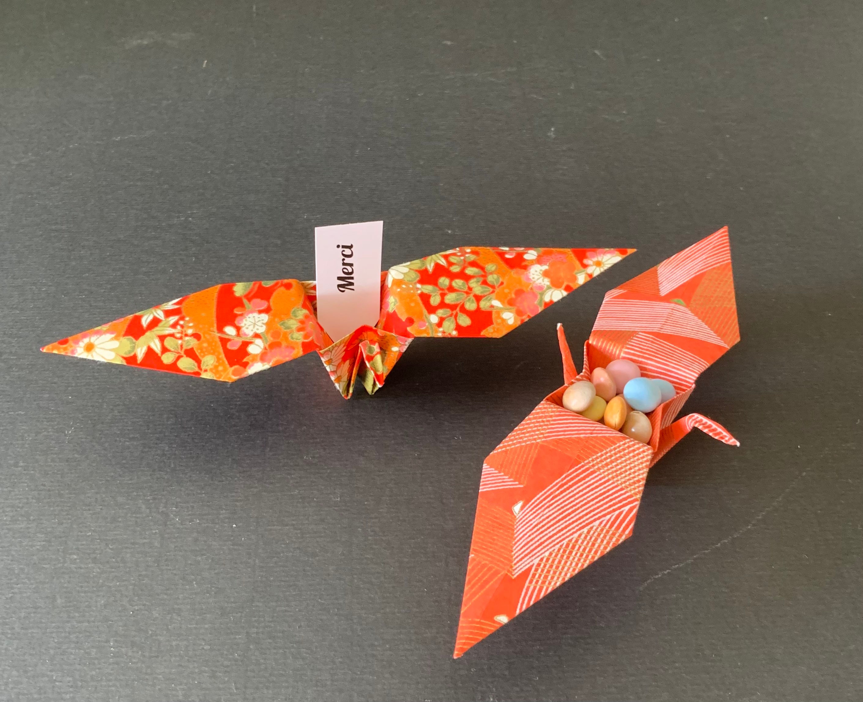 5 Special Origami Cranes Crane Boxes, Handmade Crane, Crane Gift, Good ...