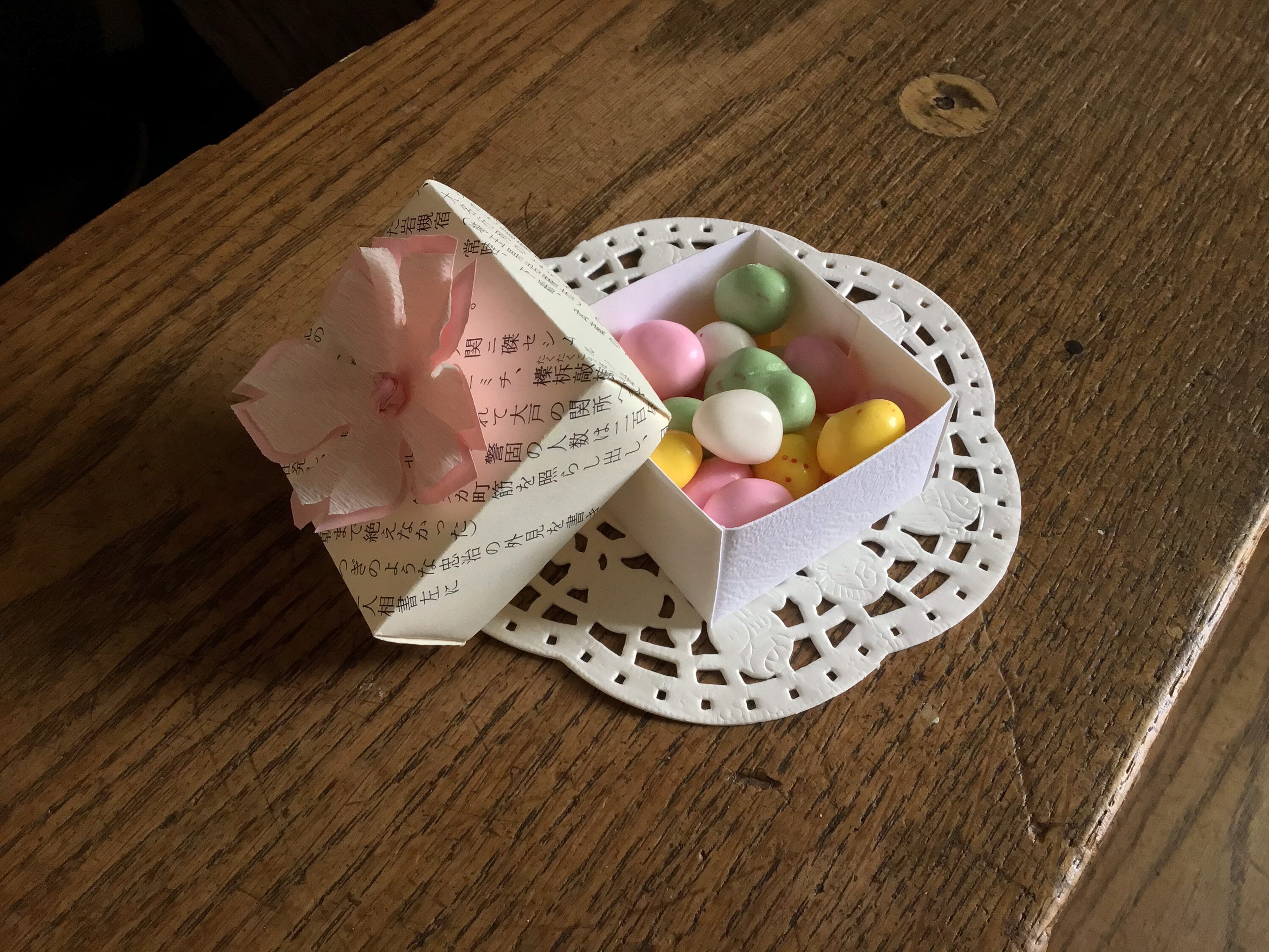 Dragee Containers Dragee Boxes Origami Box Baptism - Etsy UK