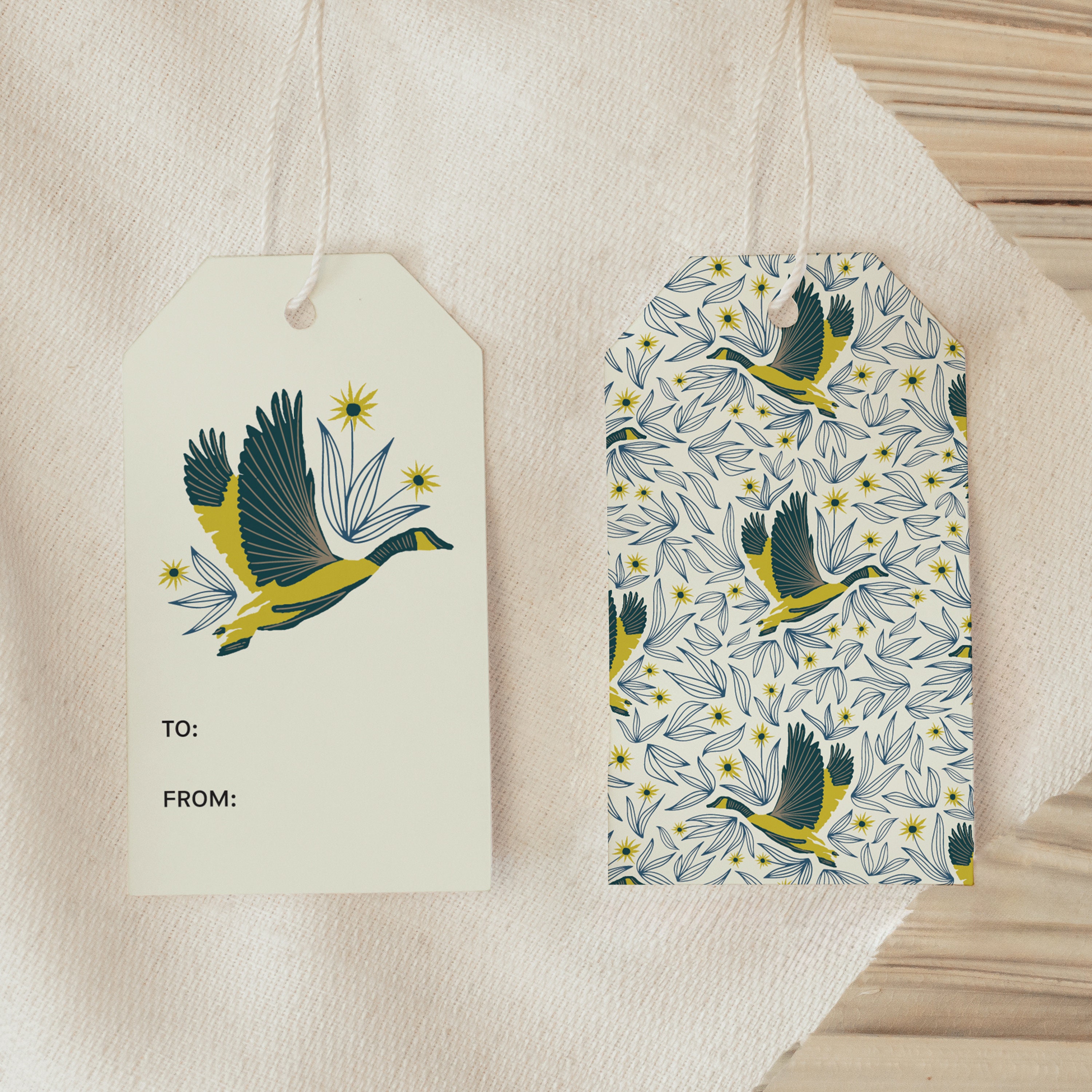 Christmas Gift Tag | Gifting | Wrapping | Holiday Tag | Bird Gift Tags ...