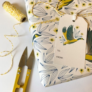 Bird Wrapping Paper | Goose Gift Wrap | Geese Wrap | Gift Wrap ...