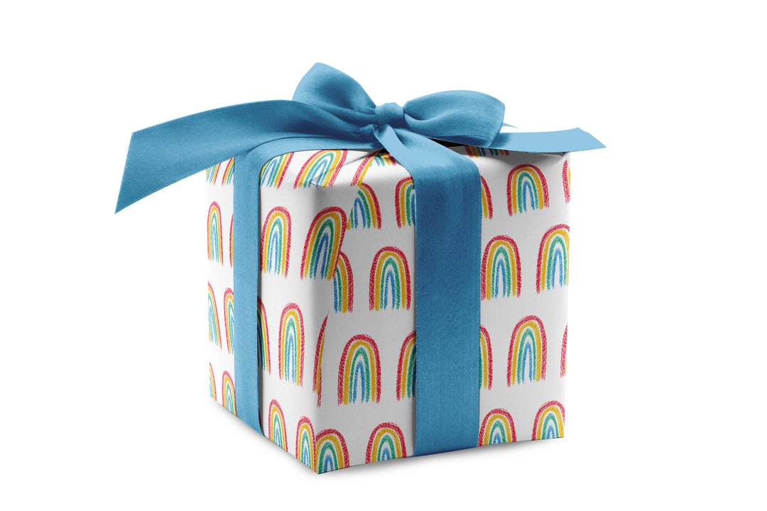 Rainbow Wrapping Paper Single Sheets Gift Wrap Wrapping Paper Wrapping ...