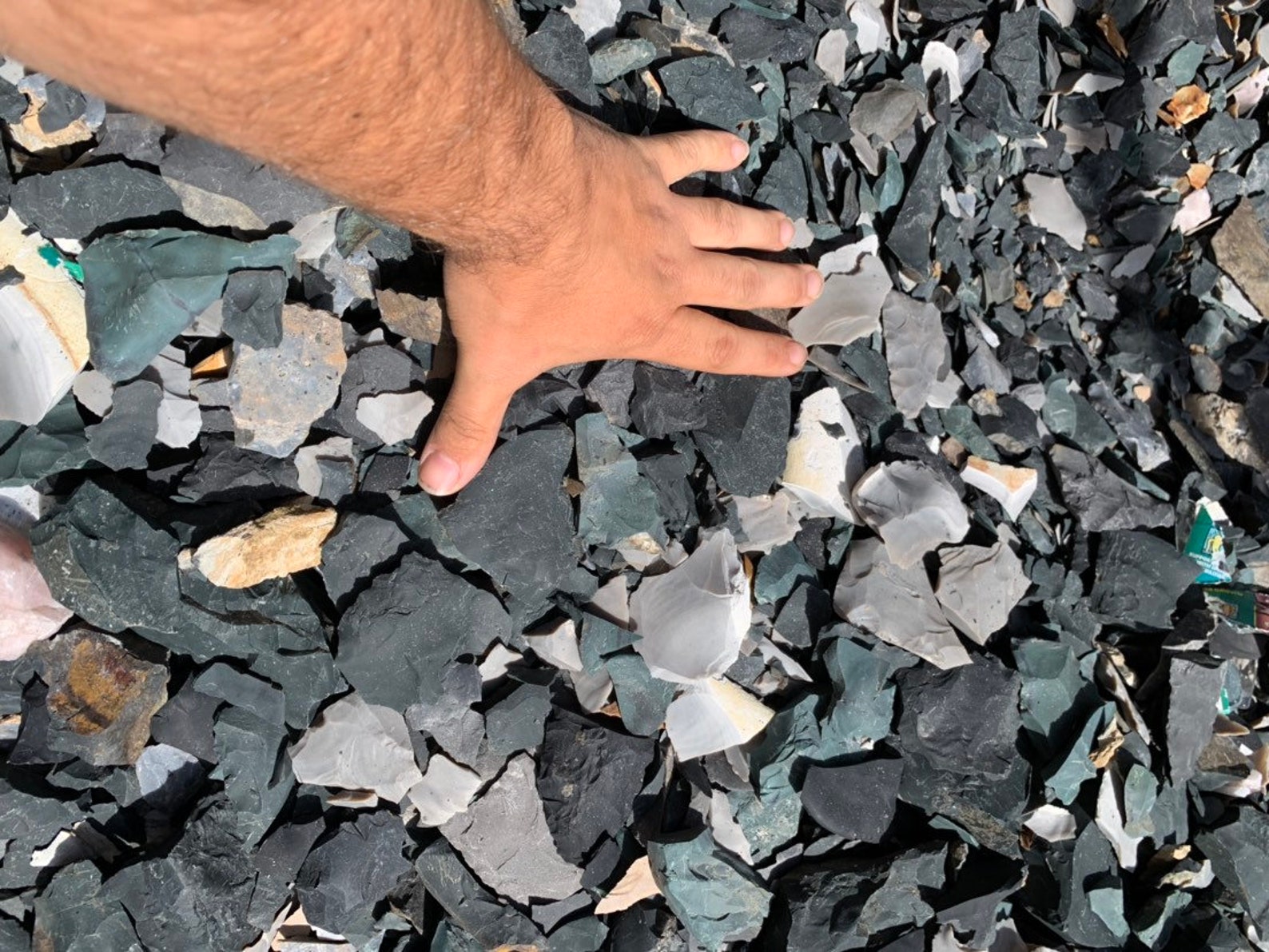 Flint Knapping Flint Chert Assorted Flakes, Agate, White Chert for ...