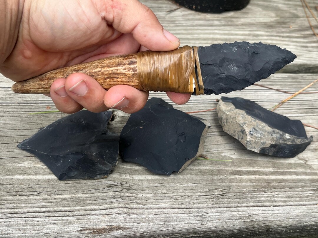 Stone Knife (useable) for Bushcraft Survivalists and Hunters - Etsy