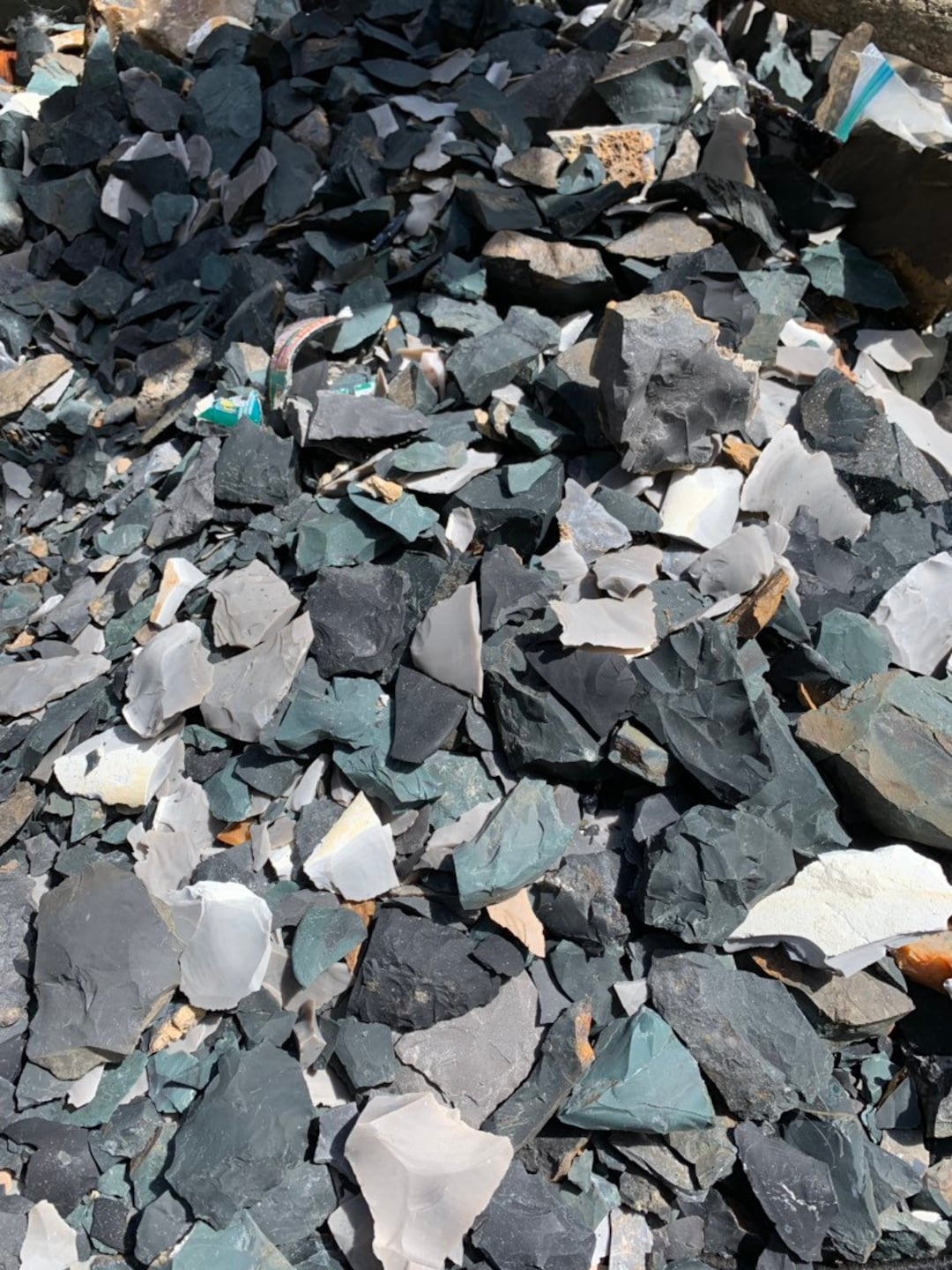 Flint Knapping Flint Chert Assorted Flakes, Agate, White Chert for ...