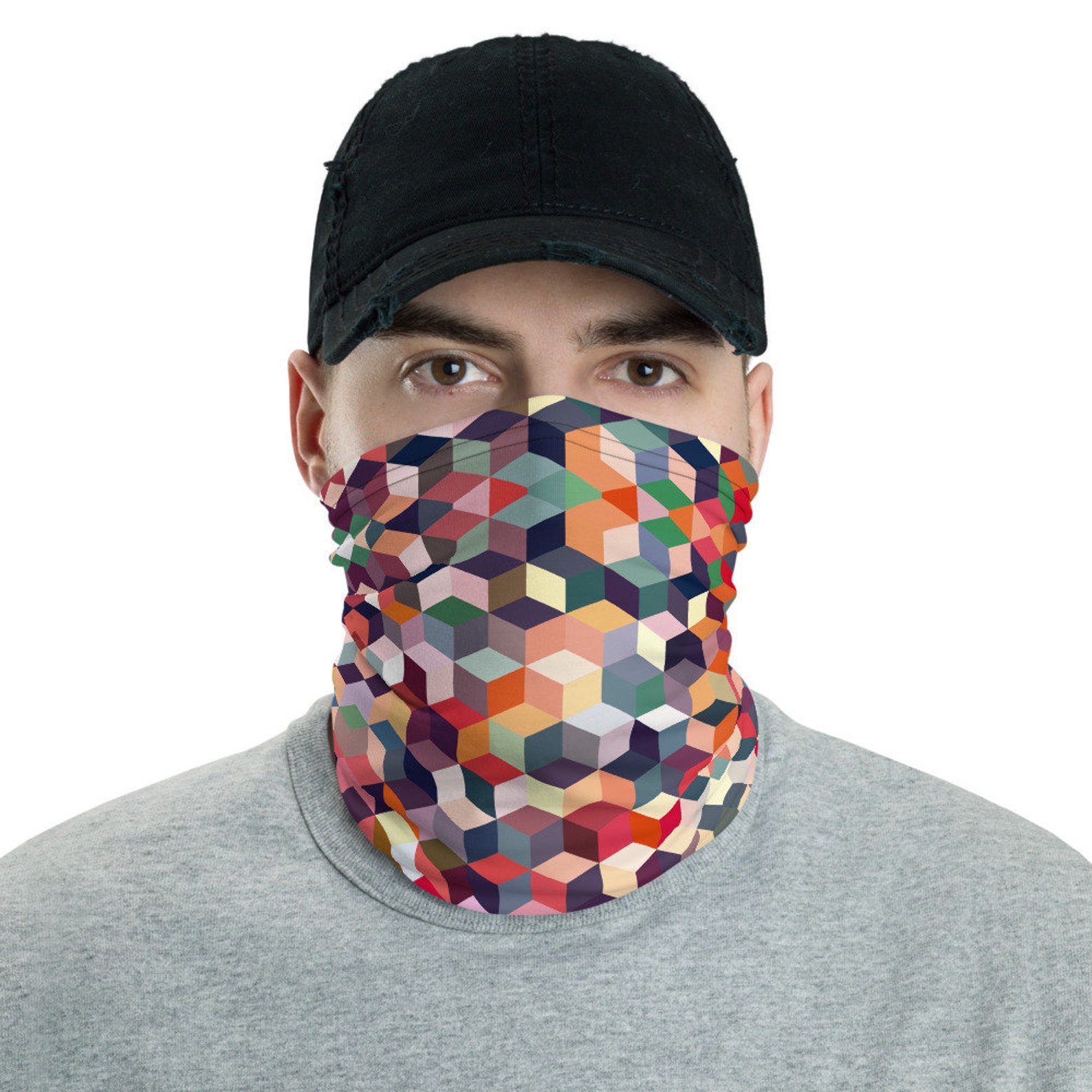 Digital Camo Face Mask, Mask Cover, Facial Recognition Protection Mask ...