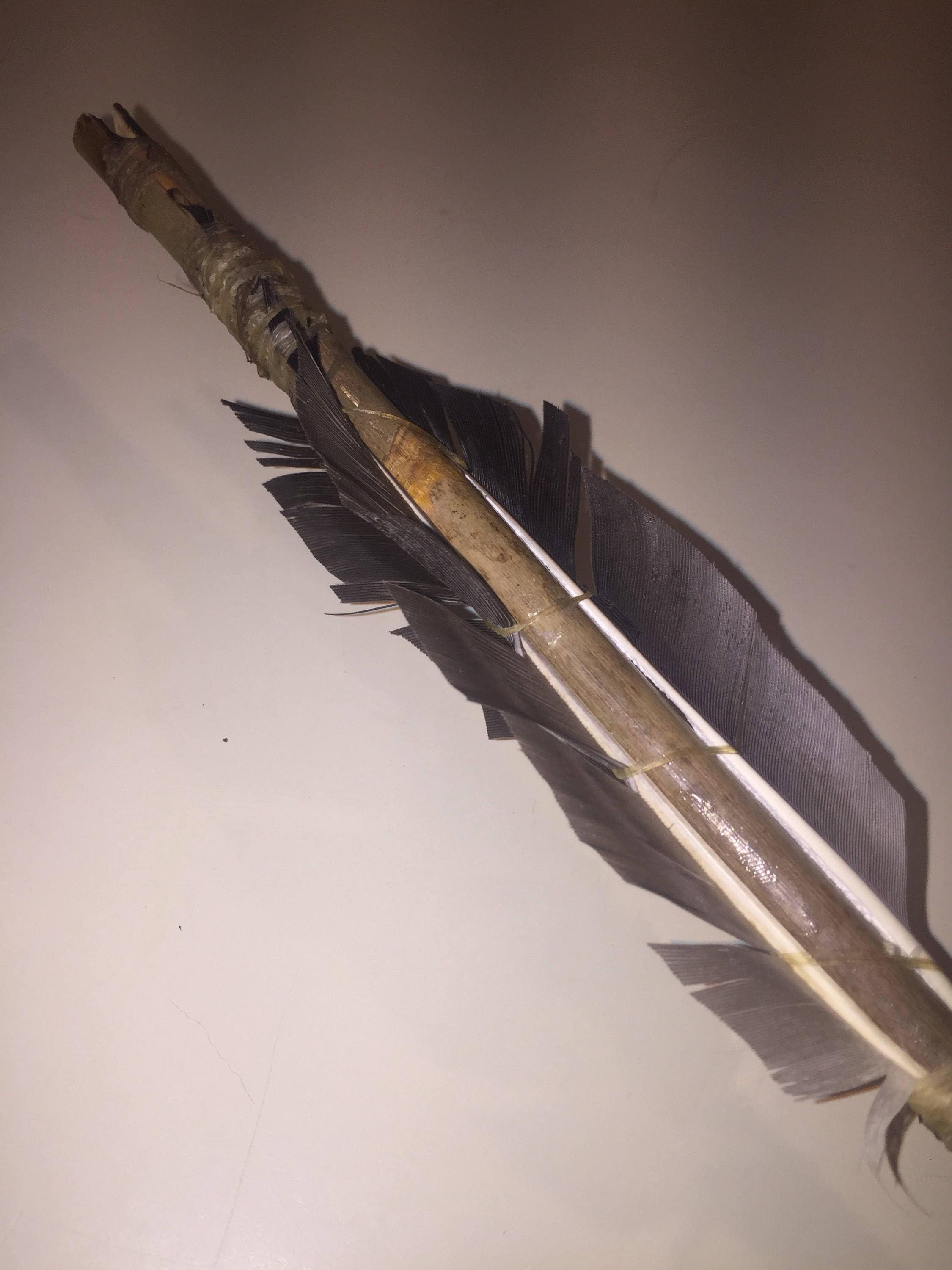 Set of Seven Primitive Arrows, Bow Hunting Arrows, Archery Arrows ...