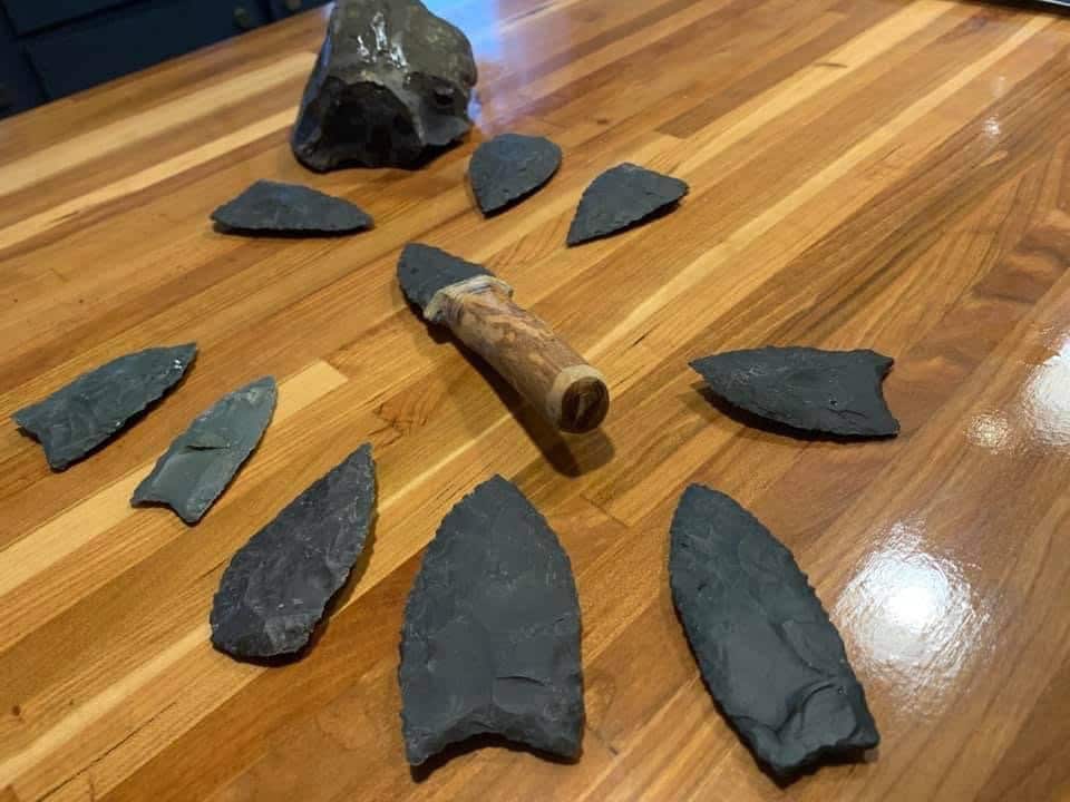 Medium Length Flint Knives (made to Order) - Etsy