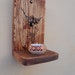 Surfer Old Man Guy Pyrography Hand Crafted Clock Desk Wall Candle ...