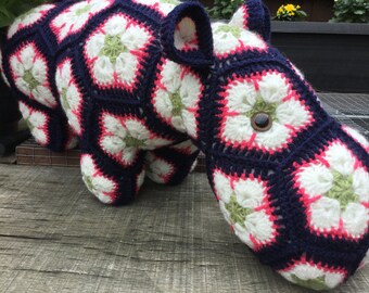 Crochet hippo | Etsy