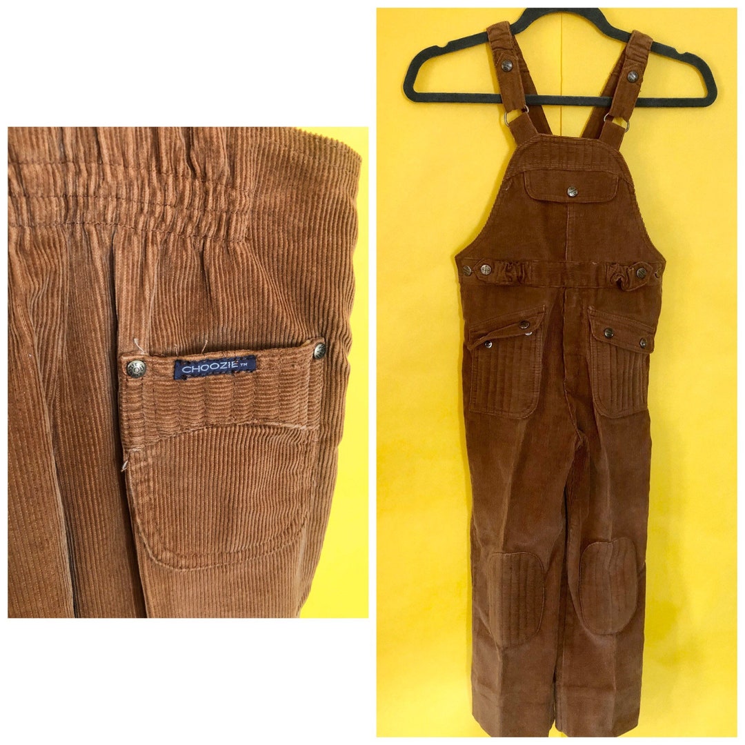 Girls 1970s Vintage Corduroy Overalls by Choozie Brand - Etsy