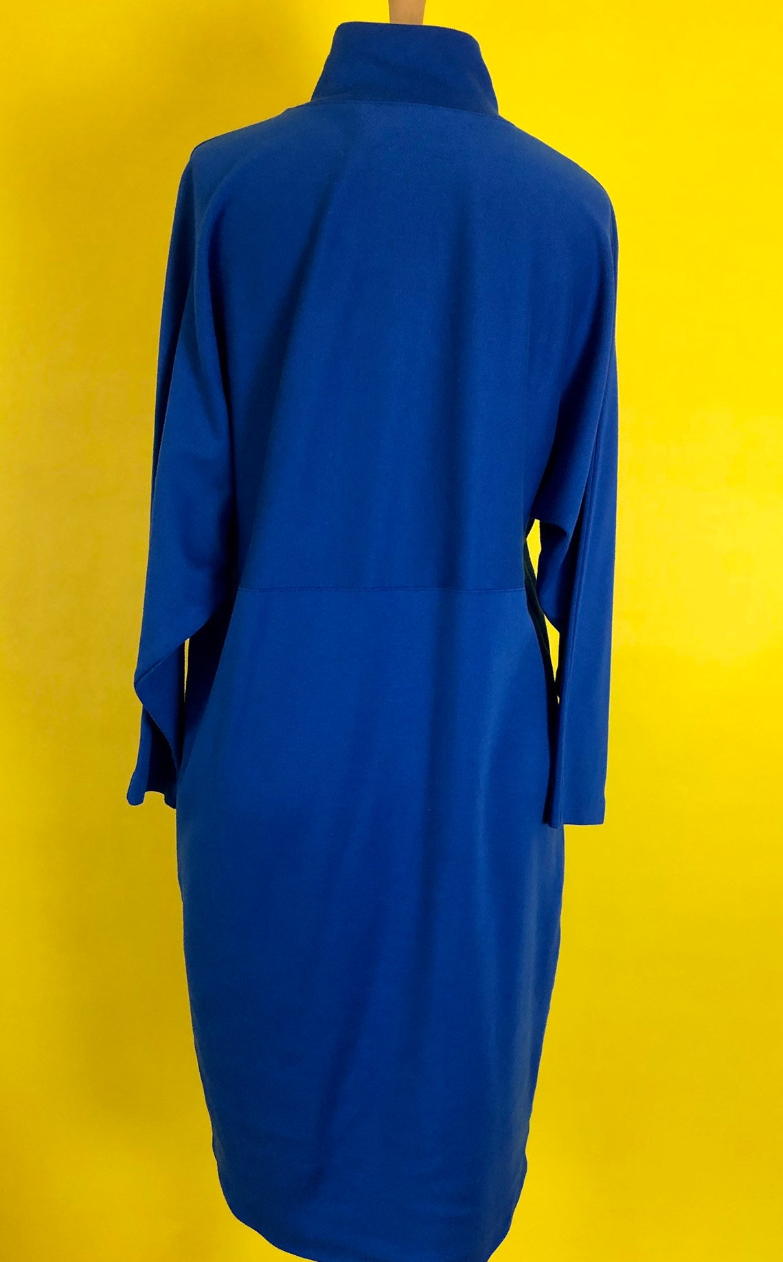 80s Blue Vintage Dress - Etsy