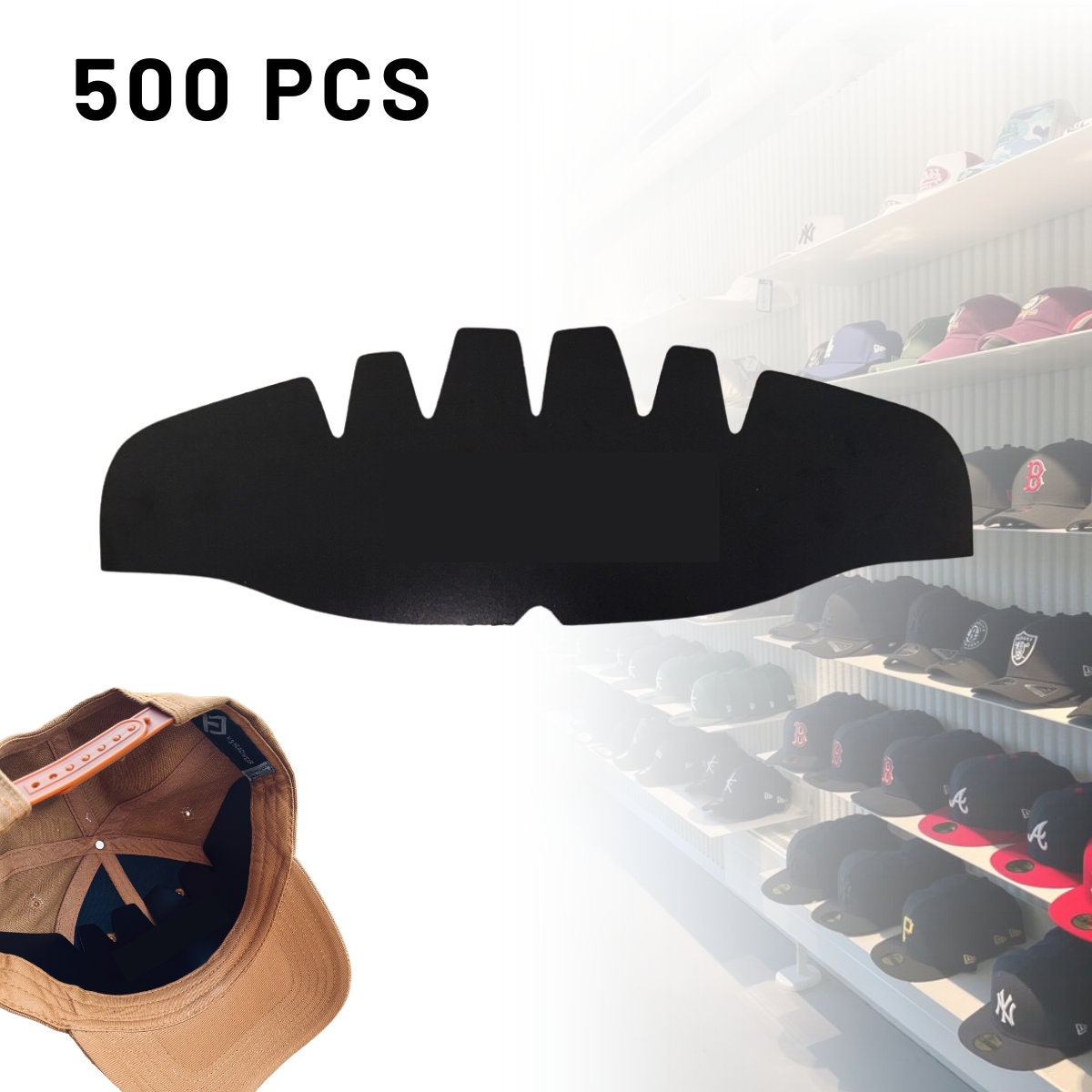 Shapers Image (25-500 Count) Paperboard Baseball Cap Crown Inserts Bulk ...