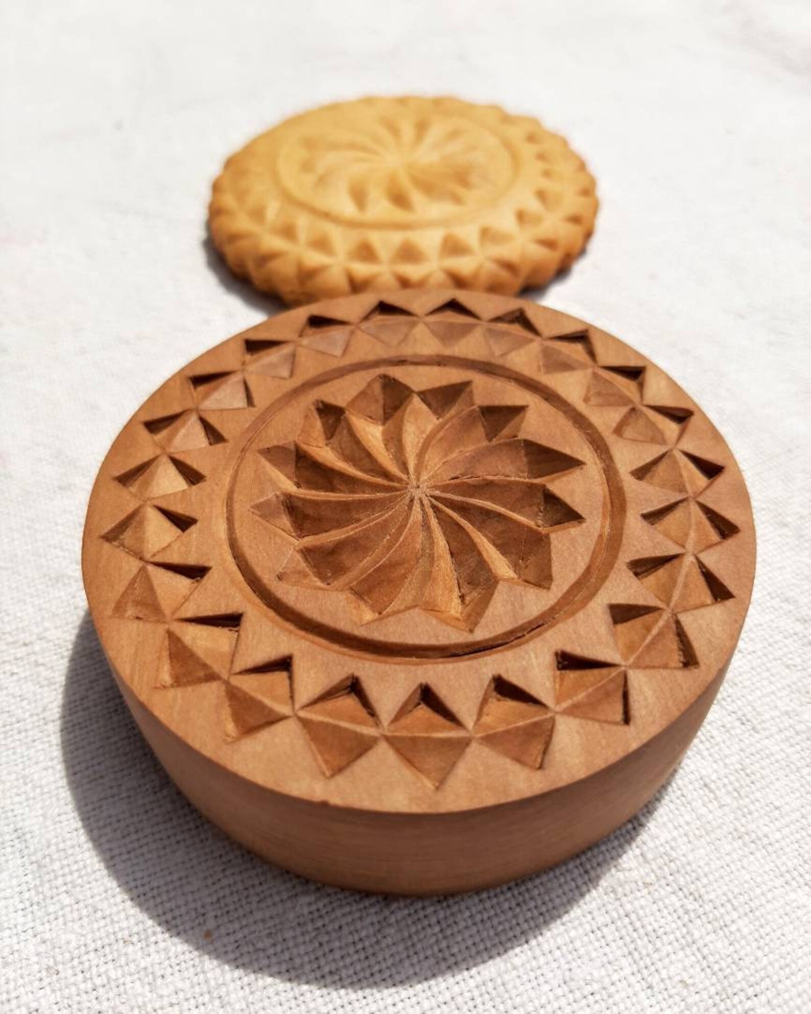 Hand Carved Wooden Cookie Mold Biscuit Mold Cookie Stamp - Etsy