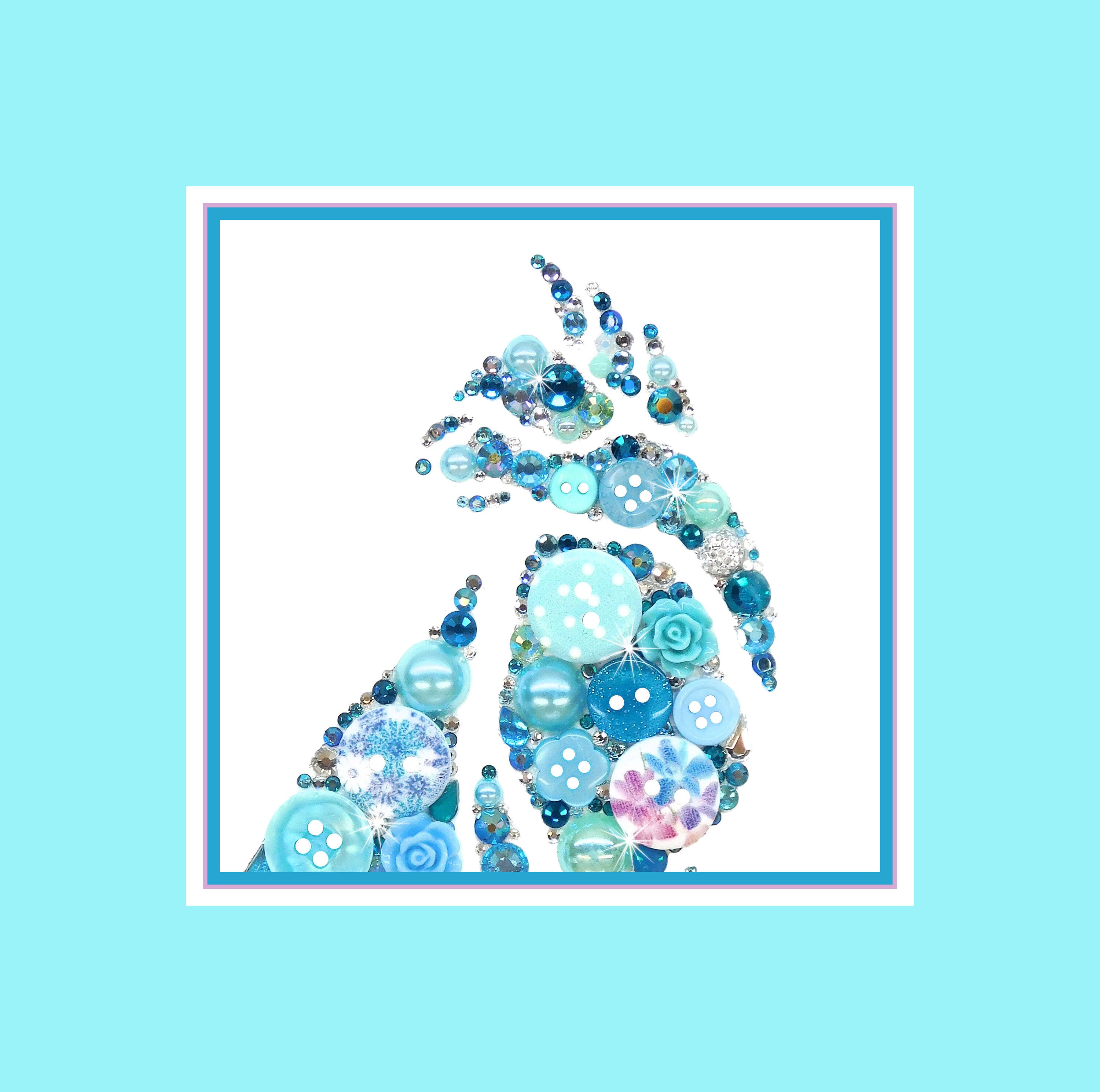 KITTY STENCIL 5x7 Button Art Button Artwork Button Ideas | Etsy