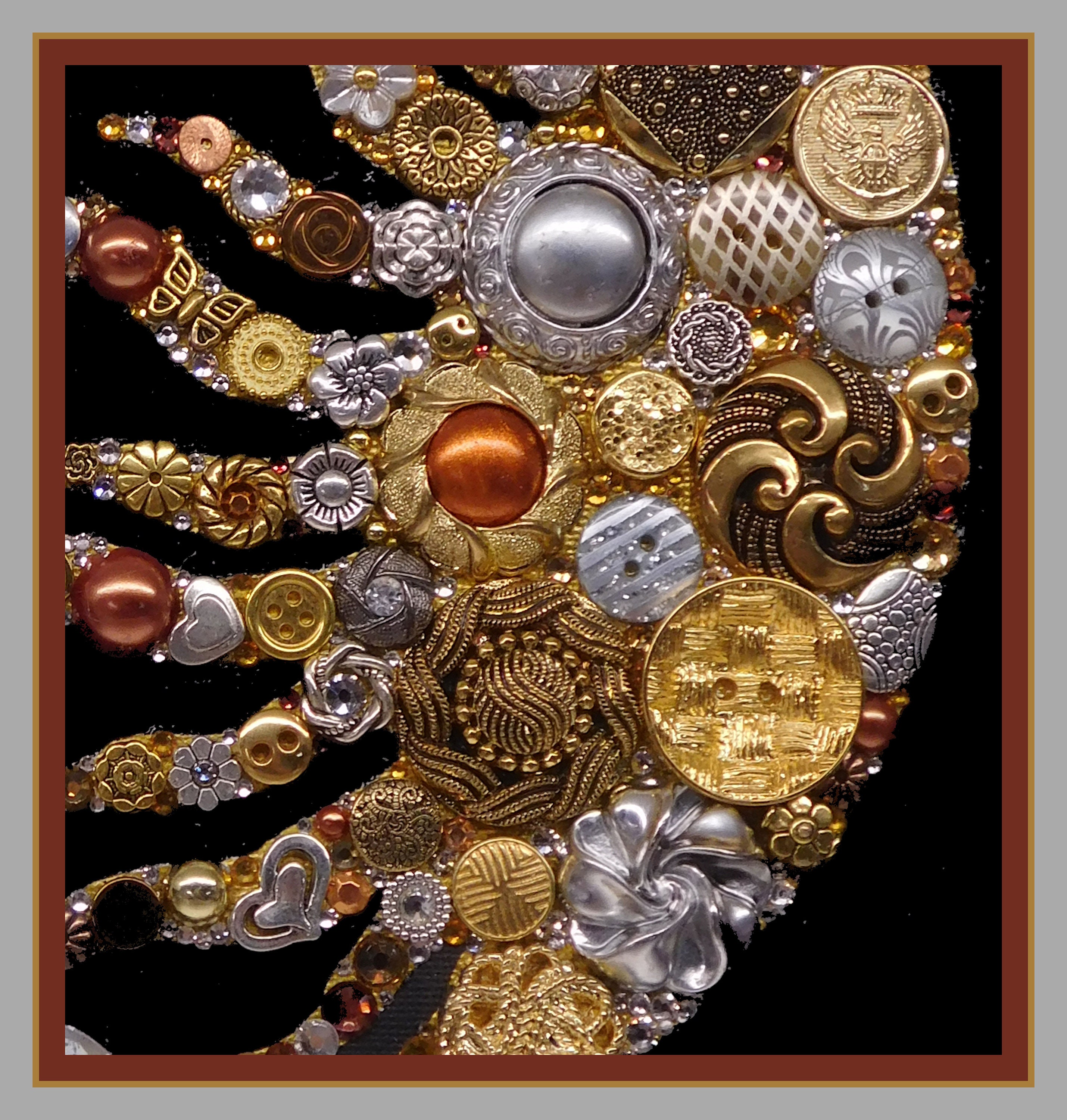 MOON & SUN 8x10 Button Art Button Artwork Buttons | Etsy Canada