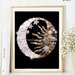 MOON & SUN 8x10 Button Art Button Artwork Buttons - Etsy Canada