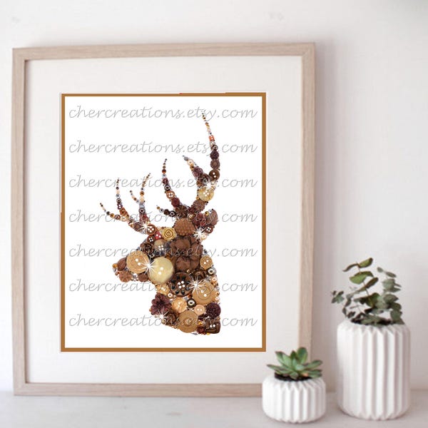 Button Animals - Etsy