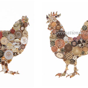 ROOSTER in Browns 21 8x10 Button Art, Button Artwork, Button Ideas ...
