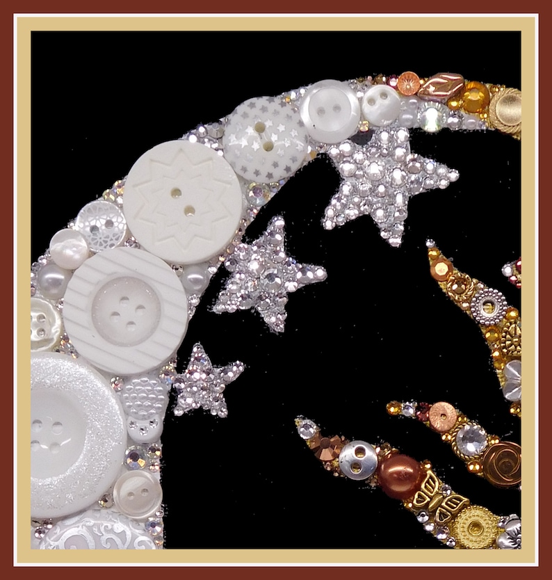 MOON & SUN 8x10 Button Art Button Artwork Buttons | Etsy Canada