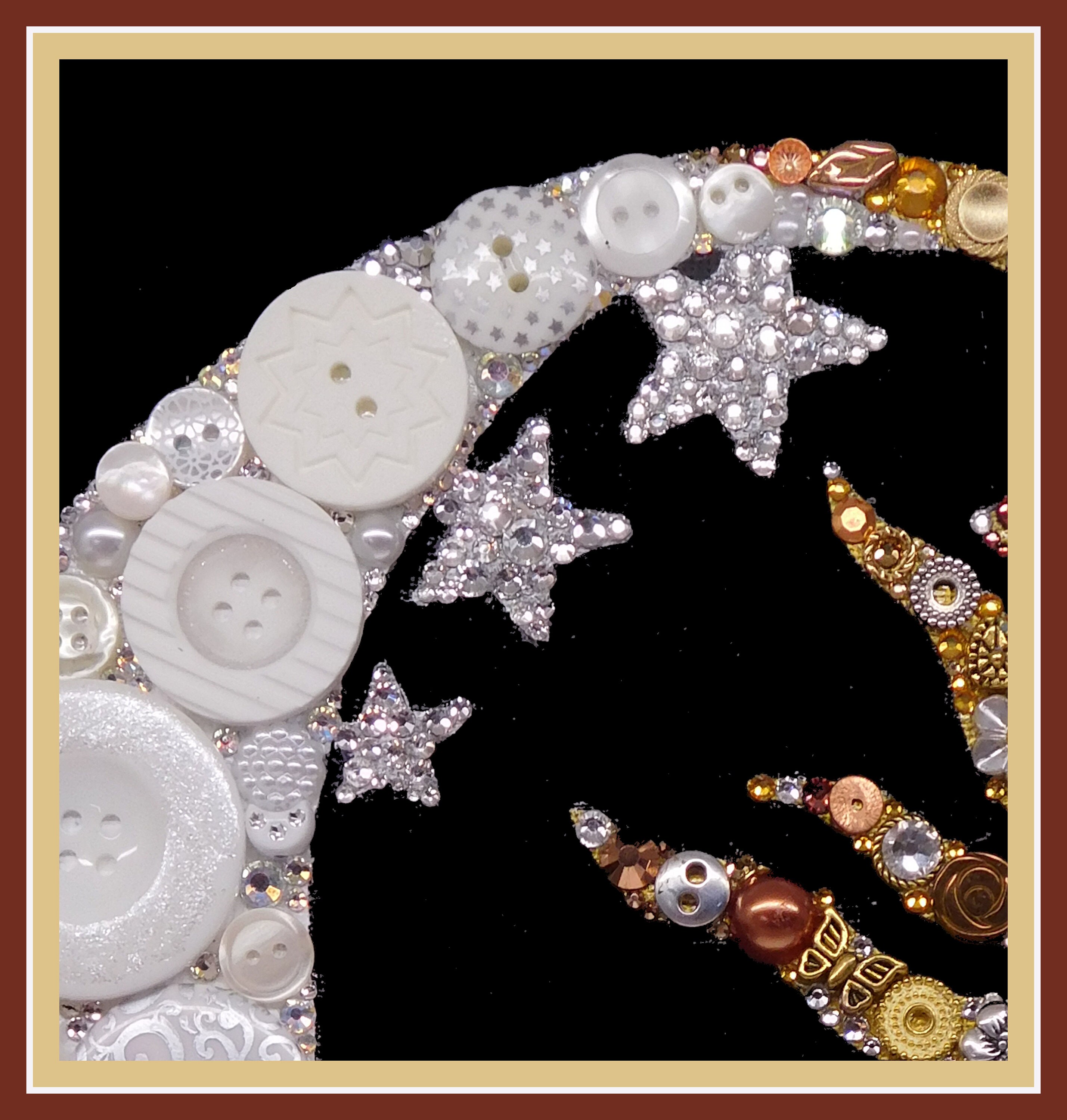 MOON & SUN 8x10 Button Art Button Artwork Buttons | Etsy Canada