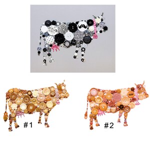 COW 3 Choices 8x10 Button Art Button Artwork Button Ideas - Etsy UK