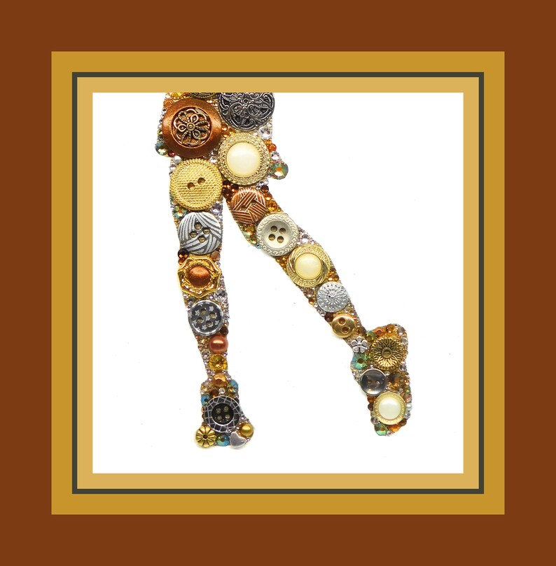 LADY GOLFERS 3 8x10 Button Art Button Artwork Button - Etsy