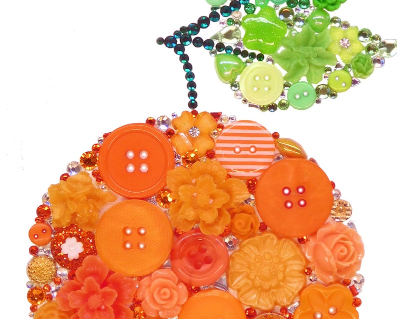 Button Art PRINT 5x7 of orginial Button Artwork diy | Etsy