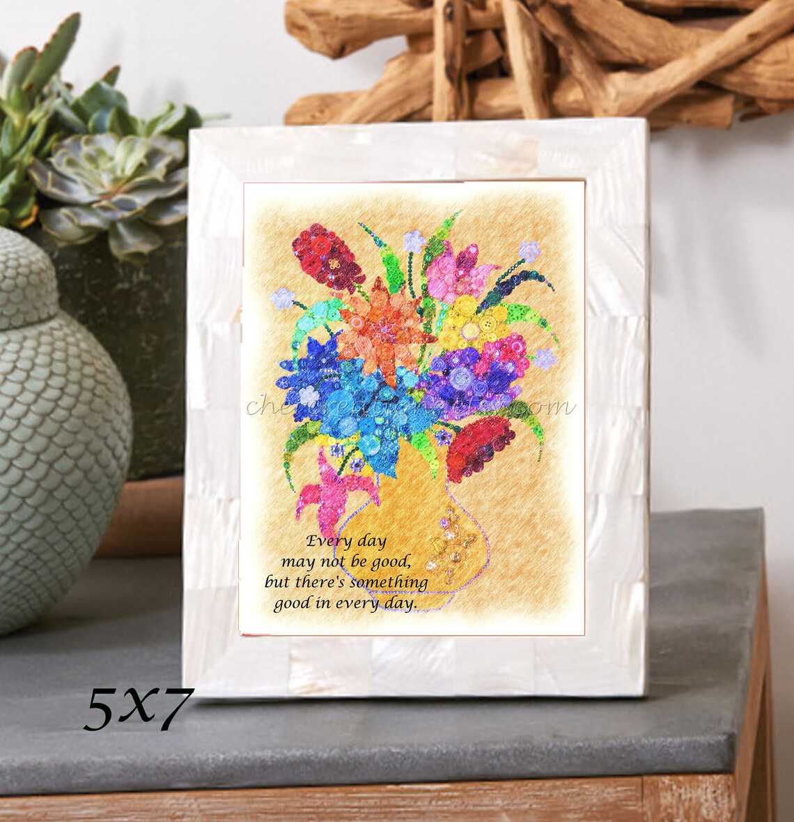 ARTISTIC RENDITION of Ode to Spring Vase Flowers Colorful - Etsy